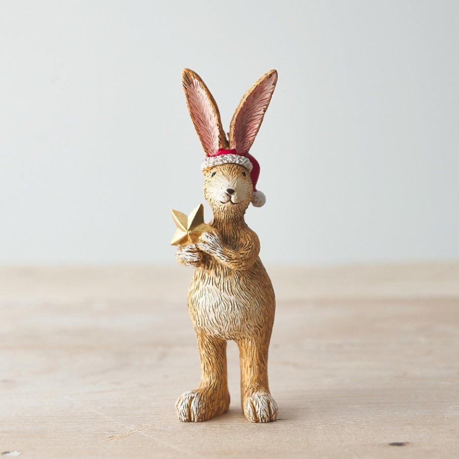 Santa Rabbit With Star | | Christmas Decorations / Character ...