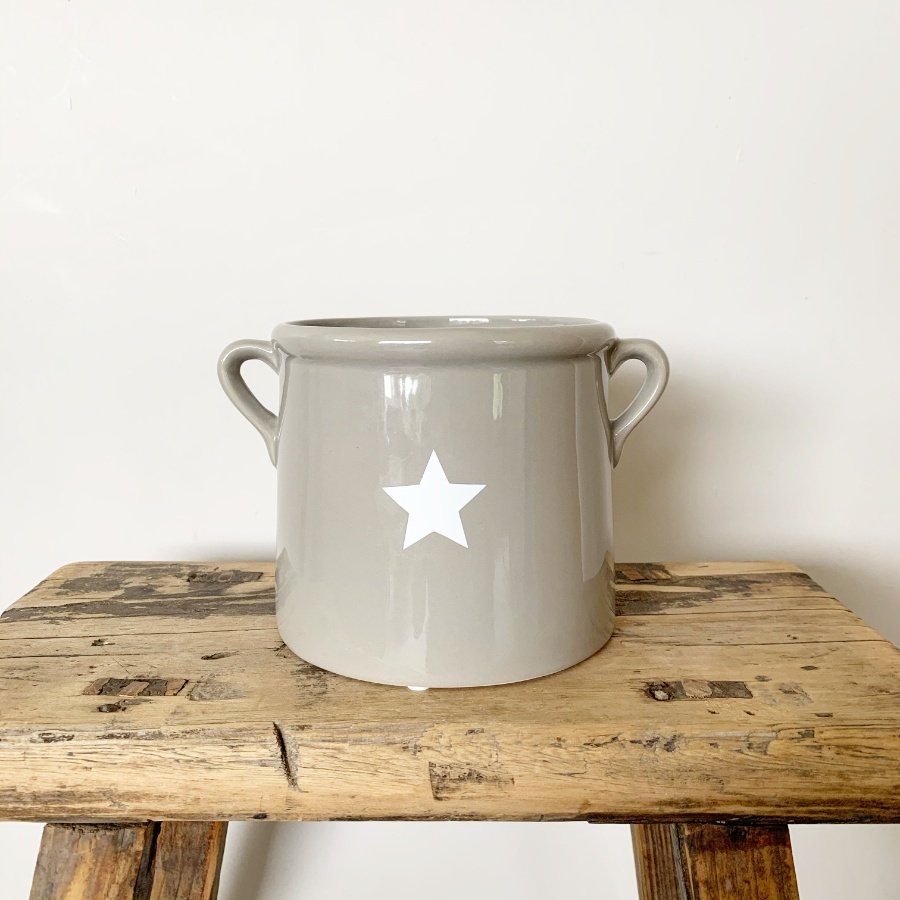 Grey Ceramic Pot, 15cm | 51065 | Interior Decor / Home Accessories ...