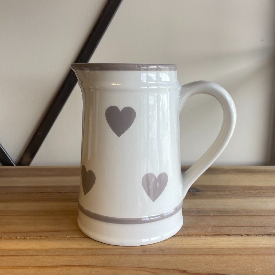 Heart Pattern Jug, 16cm | 51070 | Homeware / Jugs & Vases ...