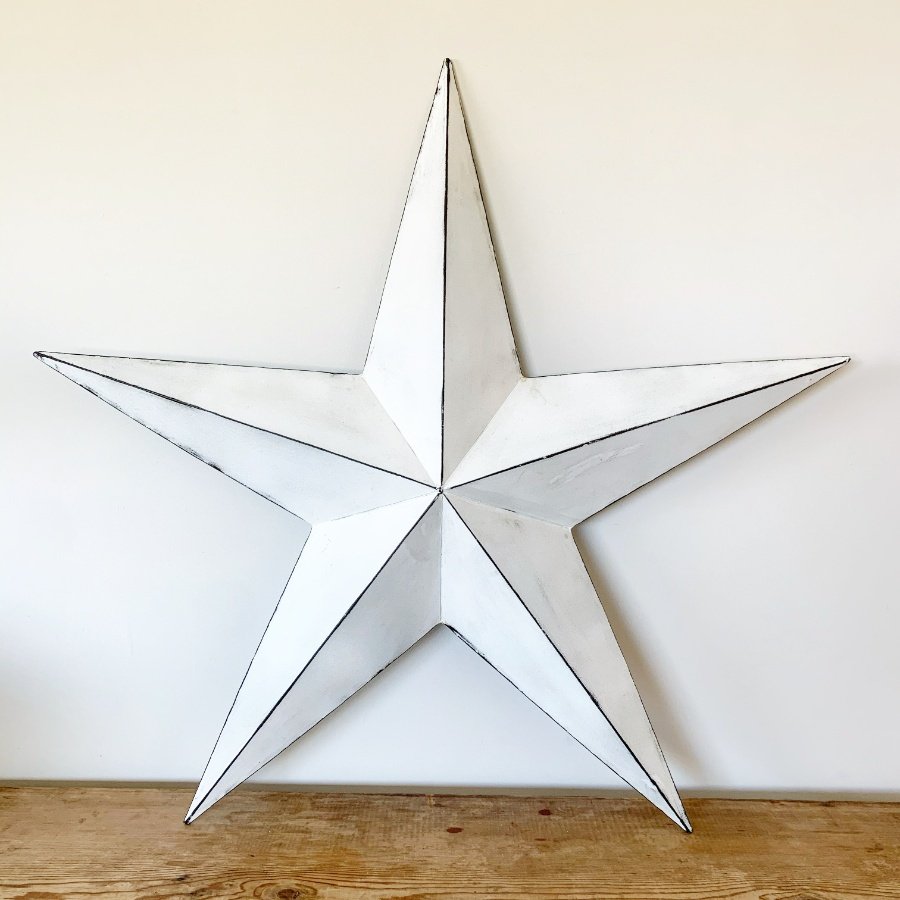 White Barn Star, 74cm | | Christmas Decorations / Stars | Noël & Co