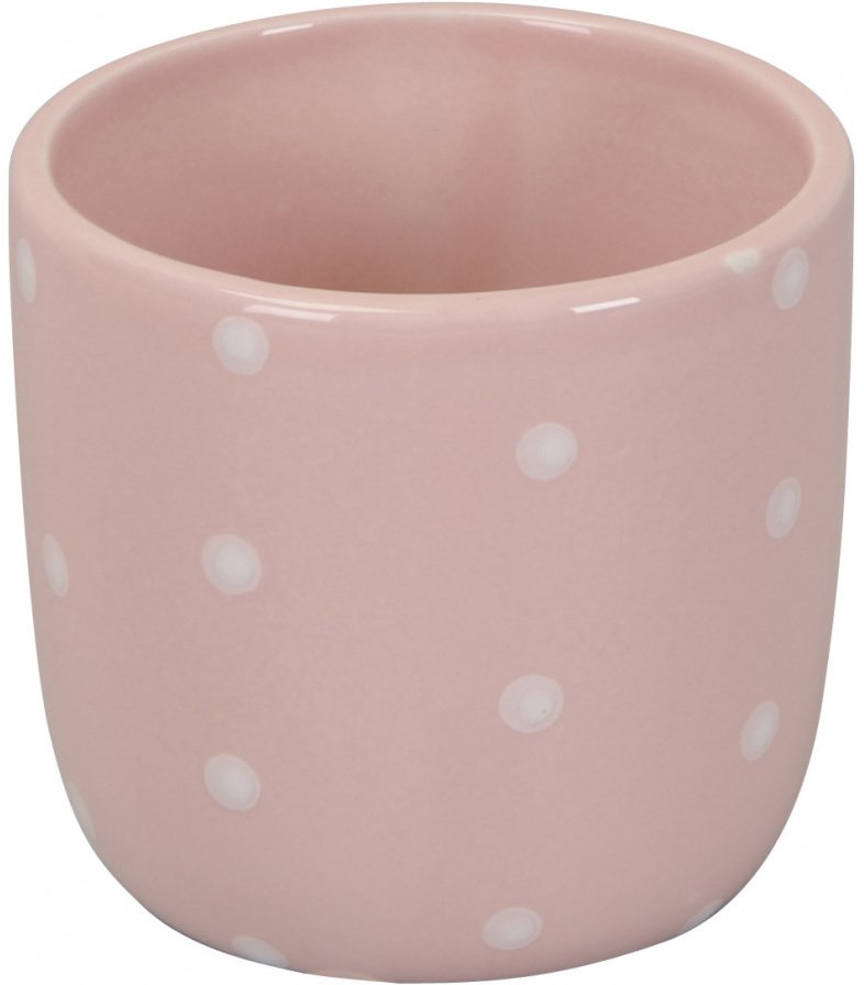 Pretty Pink Polka Dot Pot | 51367 | Interior Decor / Home Accessories ...