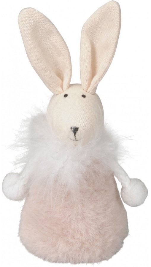 Pink Fluffy Bunny 14cm | 51374 | Homeware / Decorative Accessories ...