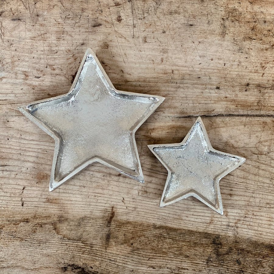 Silver Star Plate, 15cm | 51811 | Homeware / Decorative Accessories ...