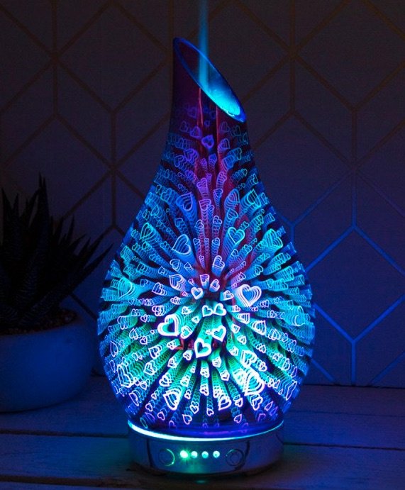LP46380 / Desire Aroma Humidifier - 3D Hearts | 51981 | Homeware ...