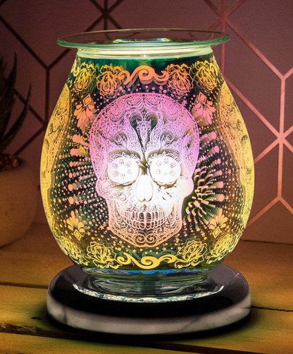LP46628 / Desire Aroma Lamp Sugar Skull, 17cm | 52275 | Homeware / Oil ...