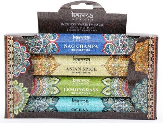 FR1076 / Karma Scents Incense Stick Pack, 17.5cm | 52390 | Interior ...