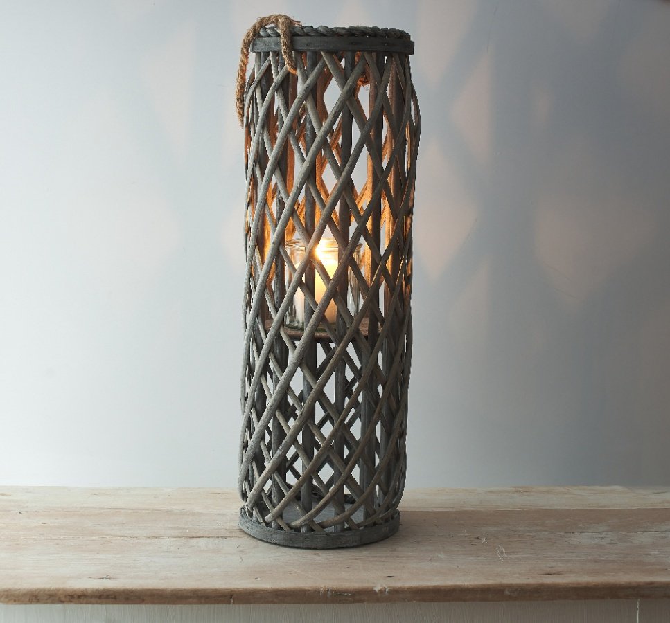 Grey Lantern, 60cm | | Christmas Decorations / Candle Holders | Noël & Co
