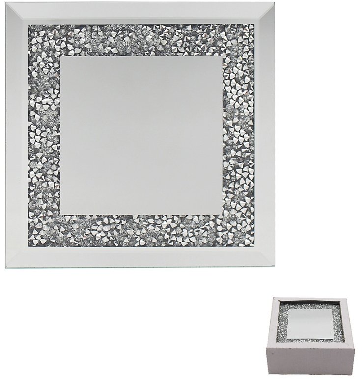 LP46471 / Crystal Edge Mirrored Coasters | 52858 | Kitchen & Dining ...