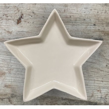 White Star Dish, 13cm | | Christmas Decorations / Decorative ...
