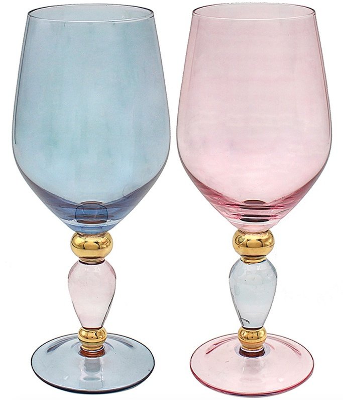 LP45831 / Set Of Inverted Colour Wine Glasses | 53023 | Kitchen & Table ...