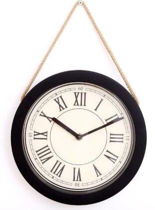 CL2114 / Rope Hanging Wall Clock, 23cm | 53482 | Homeware / Clocks ...