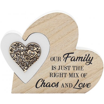 LP47731 / Sentiments Double Heart Plaque - Chaos And Love | 54304 ...