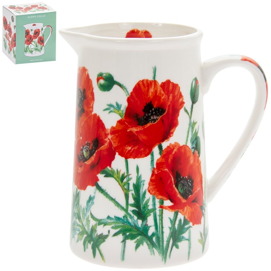 LP93776 / Red Poppy Jug, 15cm | 54344 | Homeware / Jugs & Vases ...
