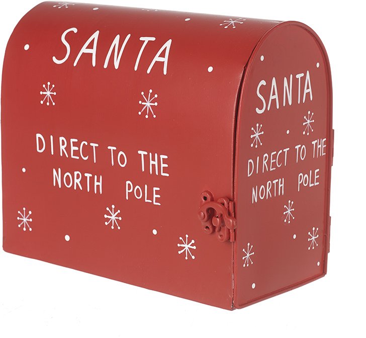 HO757 / Letters To Santa Post Box, 20cm | 54465 | Christmas / Standing ...