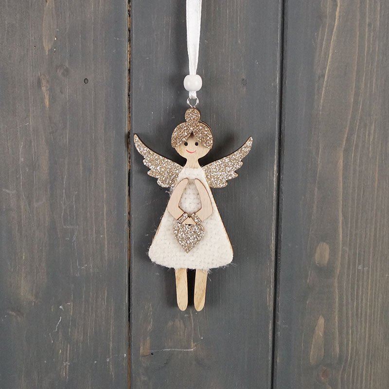 Hanging Angel With Heart | | Christmas Decorations / Hanging ...