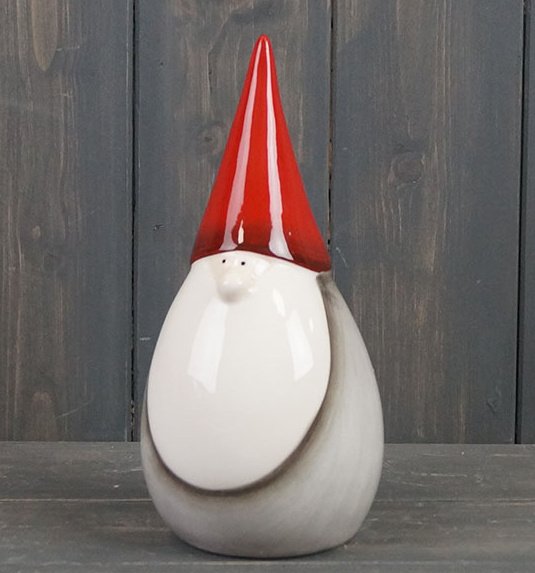 Ceramic Plump Gonk , 21cm | | Christmas Decorations / Gonks | Noël & Co