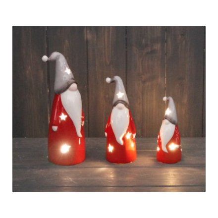 Ceramic Nordic LED Gonk, 21.50 | | Christmas Decorations / Gonks | Noël ...