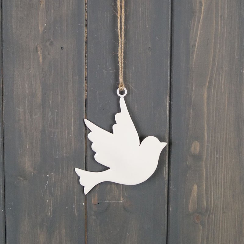 White Dove Hanger, 10cm | 54717 | Christmas / Hanging Decorations ...
