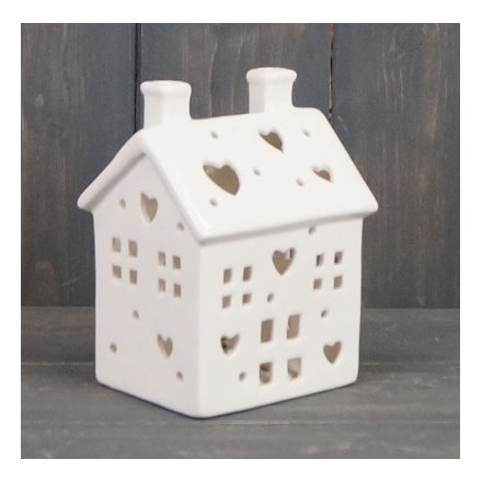 Ceramic LED House, 10cm | 54736 | Christmas / Display and Light Up ...