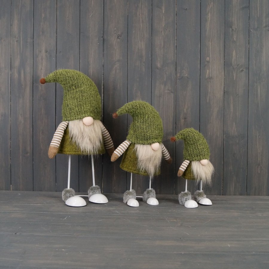 Green Woodland Standing Gonk , Medium | | Christmas Decorations / Gonks ...