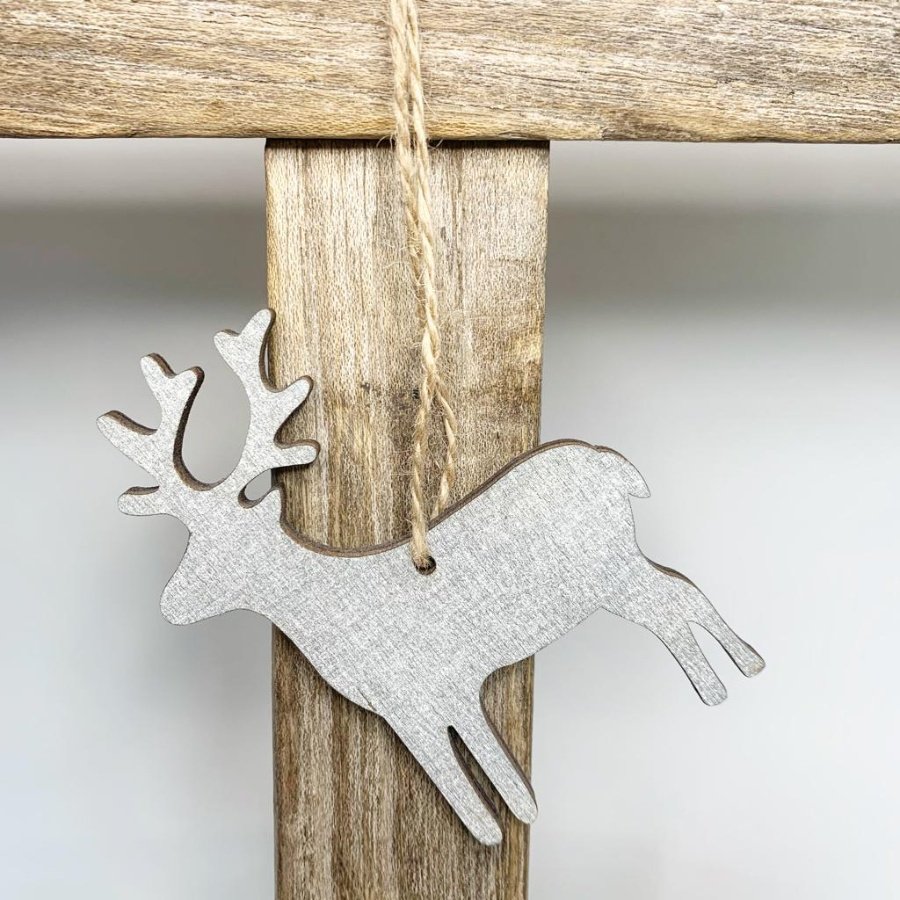 Wooden Reindeer Hanger Set | | Christmas Decorations / Hanging ...