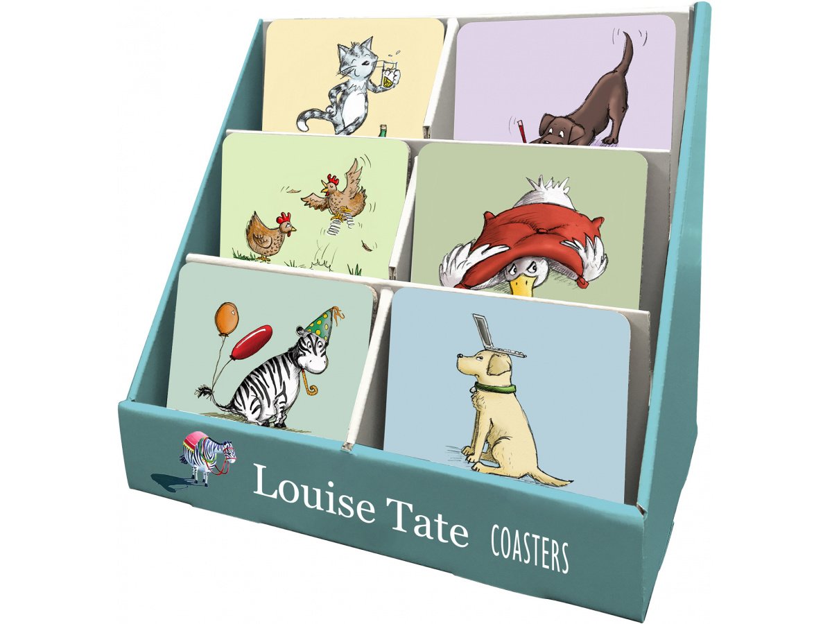 Set Assorted Animal Coasters 6 Designs | 55105 | Kitchen & Table ...