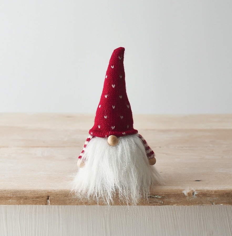 Knitted Red Gonk, 15cm | 55176 | Christmas / Hanging Decorations ...