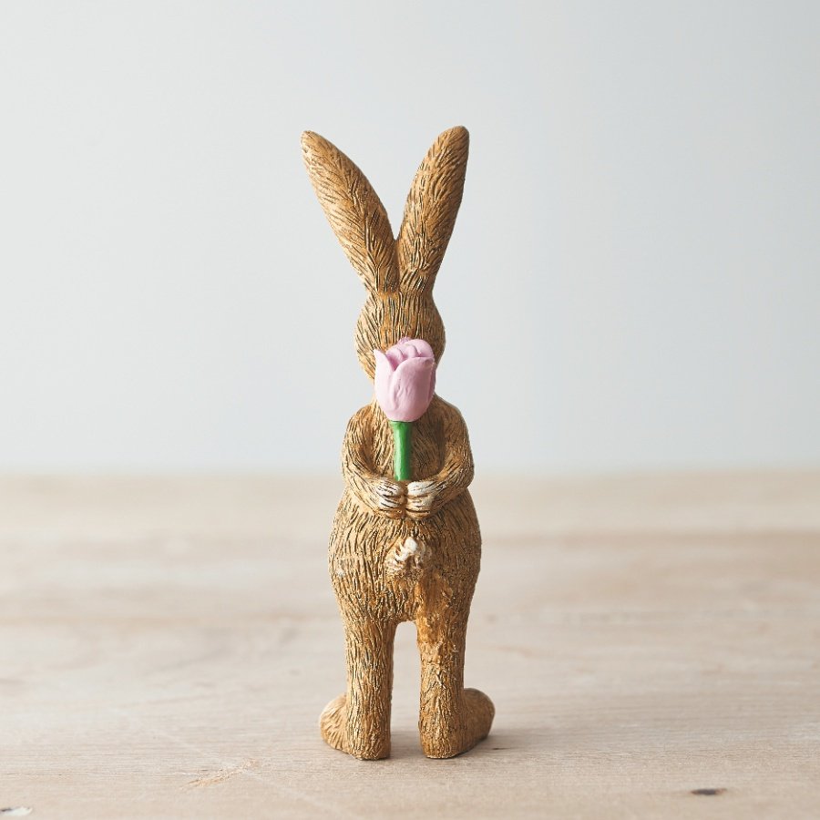 Jasper Rabbit With Rose, 12cm | 55357 | Homeware / Decorative ...