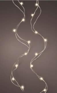 Indoor Use Micro LED Wire Lights, Warm White | 55449 | Christmas ...