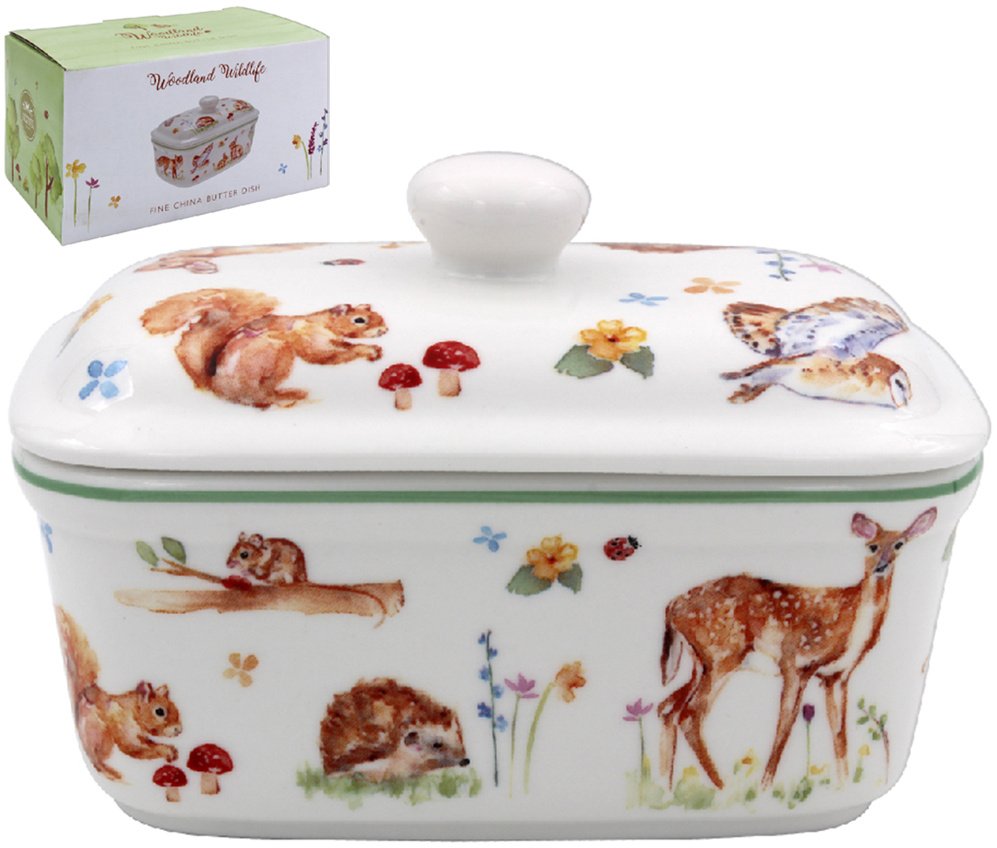 LP94486 / Wildlife Woodland Butter Dish | 56702 | Kitchen & Table ...