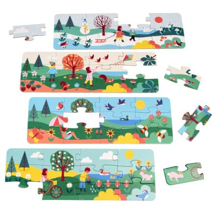 29510 / 26.6cm Set of 4 Four Seasons Puzzle | 56908 | Kids / Toys and ...