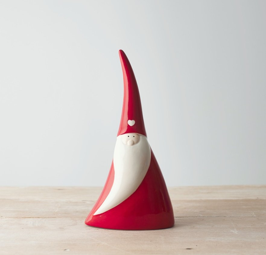 Festive Red & White Gonk Ornament, 24cm | | Christmas Decorations ...