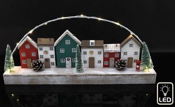 XMN2333 / Christmas LED House Scene, 40cm | 57466 | Christmas / Display ...