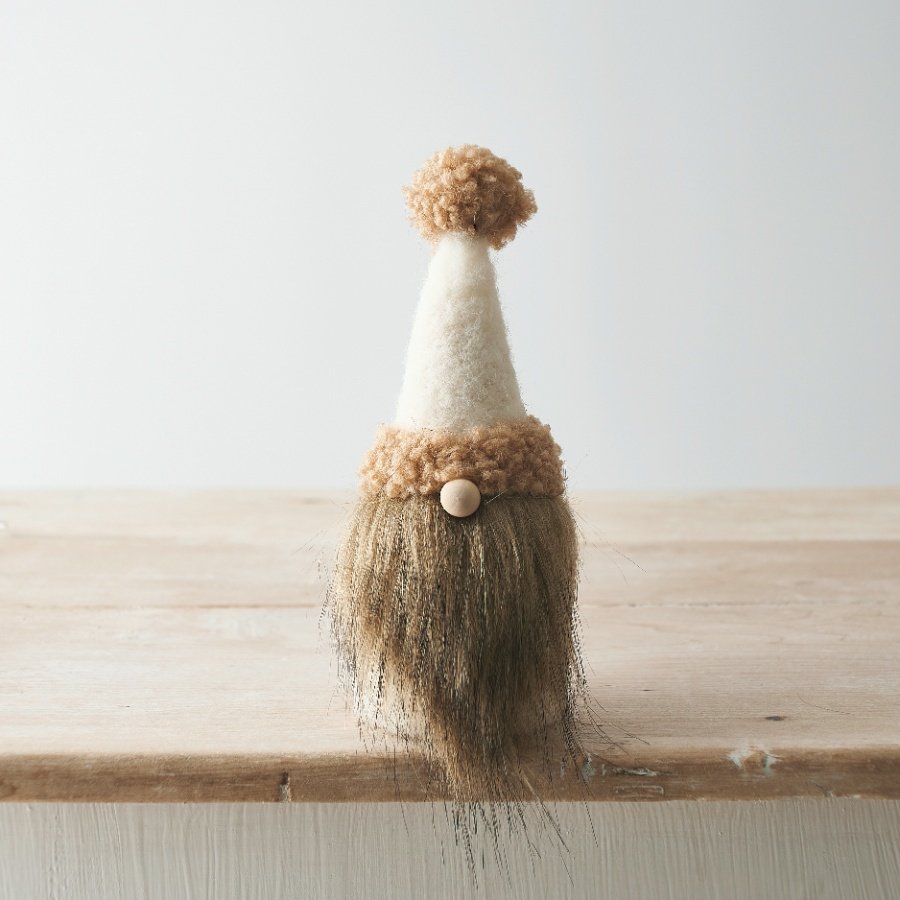 Neutral Gonk With Pom Pom Hat, 20cm | | Christmas Decorations / Gonks ...