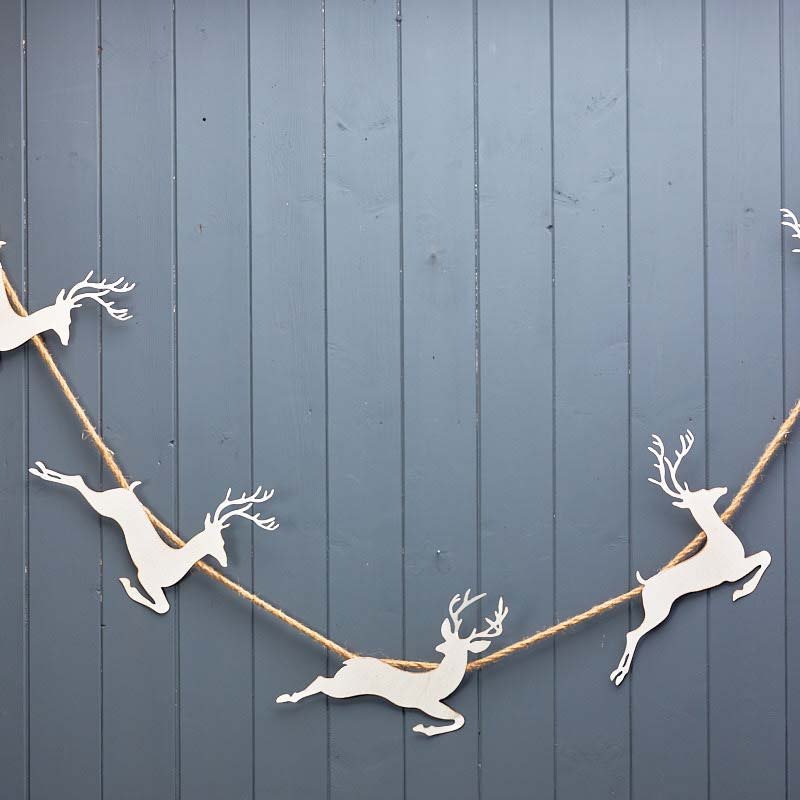 Metal Reindeer Garland | 57596 | Christmas / Christmas Wreaths ...