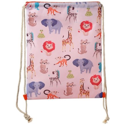 Zoo Animal Drawstring Bag | 58055 | Kids / Stationary / School Time ...