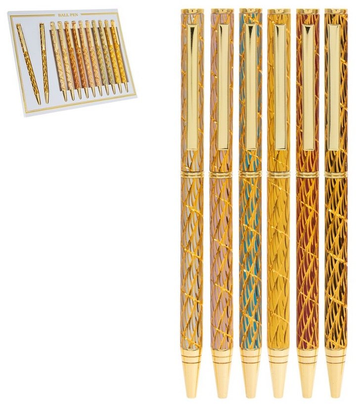 LP44286 / 6 Assorted Laser Cut Ball Pen | 58690 | Cards, Stationery ...