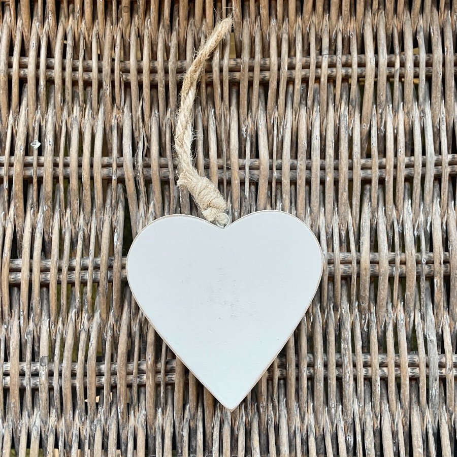 10cm Hanging Wooden Heart | 58720 | Christmas / Hanging Decorations ...