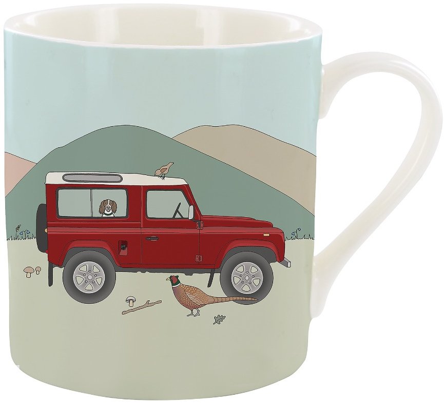 Red Land Rover Mug | 59468 | Kitchen & Table / Mugs & Cups | Rosefields