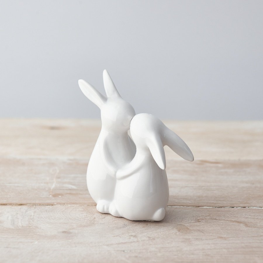 PL023203 - Kissing Bunnies, 10cm | | Spring & Easter / Bunny Rabbits ...