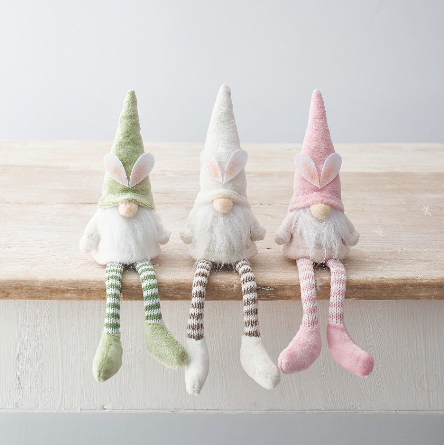 PL021922 - Green Bunny Gonk, 15cm | | Spring & Easter / Gonks ...