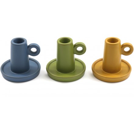 SU0044 / Colour Block Sussex Candle Holder, 3a | 60130 | Interior Decor ...