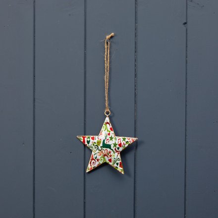 Traditional Christmas Star, 10.5cm | 60209 | Christmas / Hanging ...