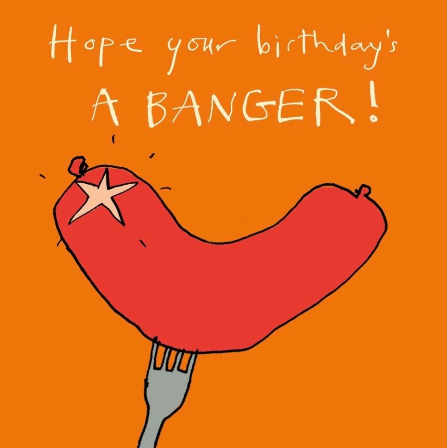 Birthday Banger Greeting Card, 15cm | 60286 | Cards / Birthday | Rosefields