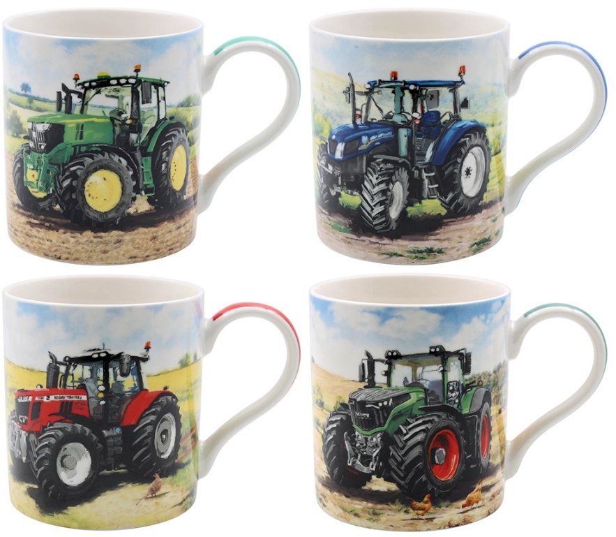 LP95189 / Tractors Mug, Mix 4 | 60360 | Kitchen & Table / Mugs & Cups ...