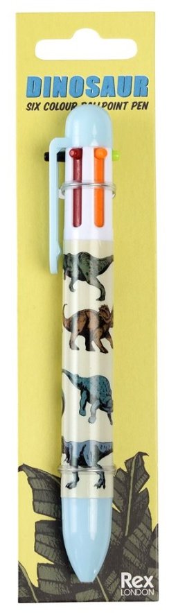 29756 / Prehistoric Land Dinosaur Pen Six Colour | 60683 | Stationery ...