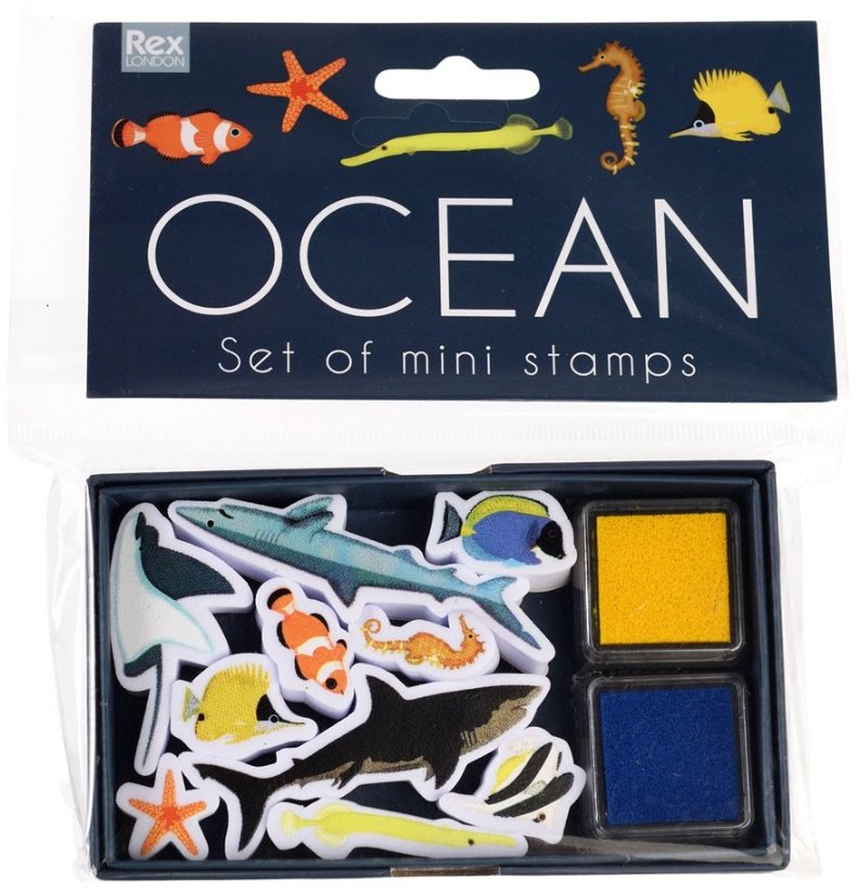 29577 / Ocean Stamps | 60865 | Kids / Stationary / School Time | Rosefields
