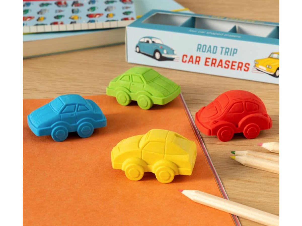 30057 / Road Trip Car Erasers, Set of 4 | 61034 | Children & Baby ...