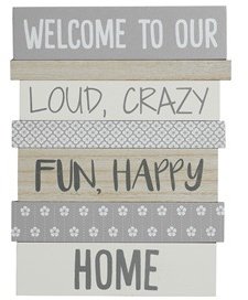 Welcome Multi Panel Sign | 61095 | Signs & Plaques / Wooden Signs ...
