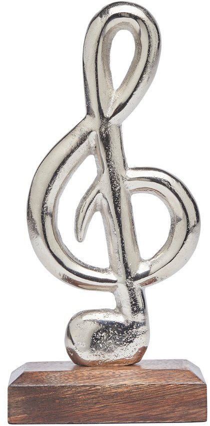 Decc699 / Silver Metal Treble Clef On Base | 61325 | Homeware ...